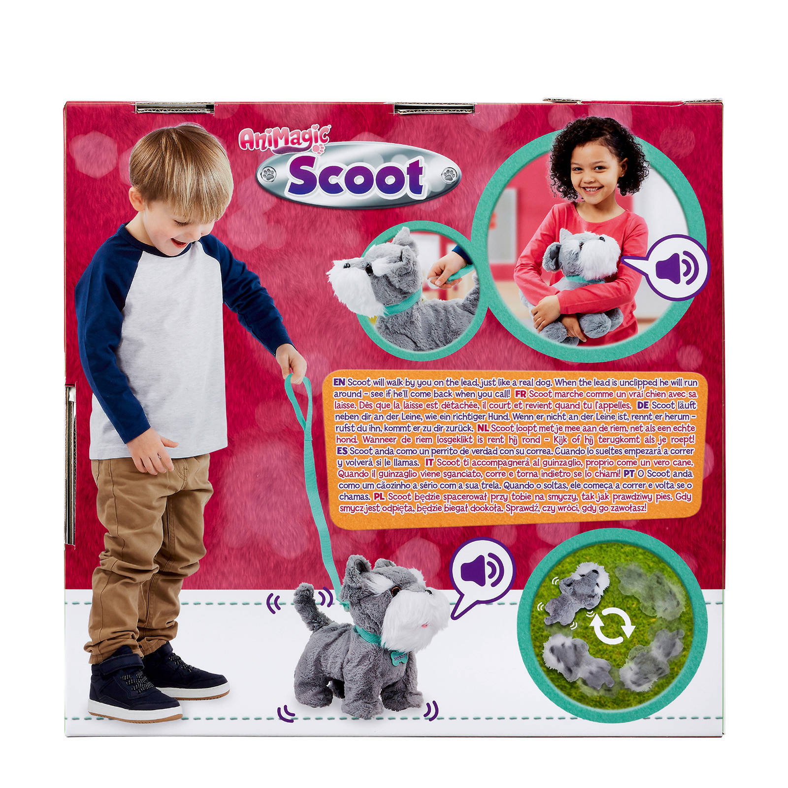 Goliath Animagic Scoot interactieve knuffel | wehkamp