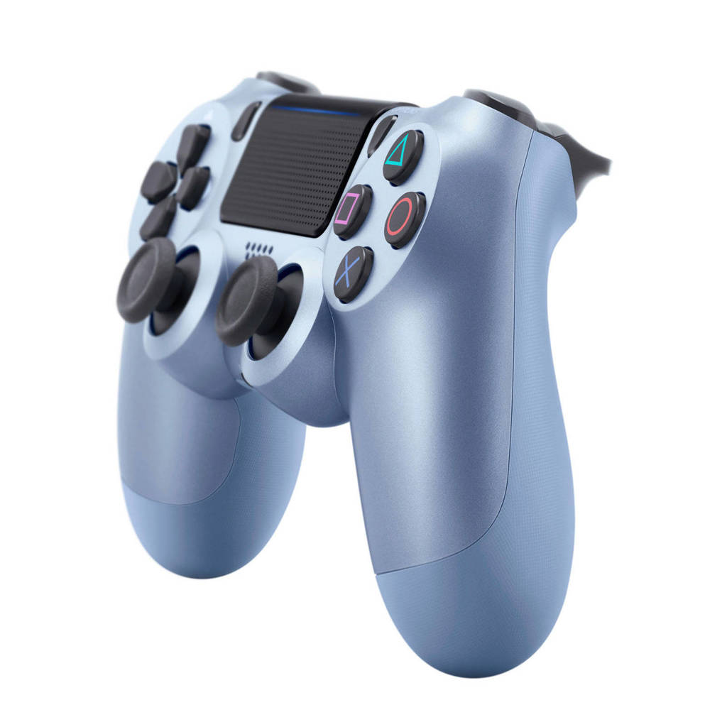 Sony PS4 Wireless Dualshock 4 V2 controller titanium blauw | wehkamp