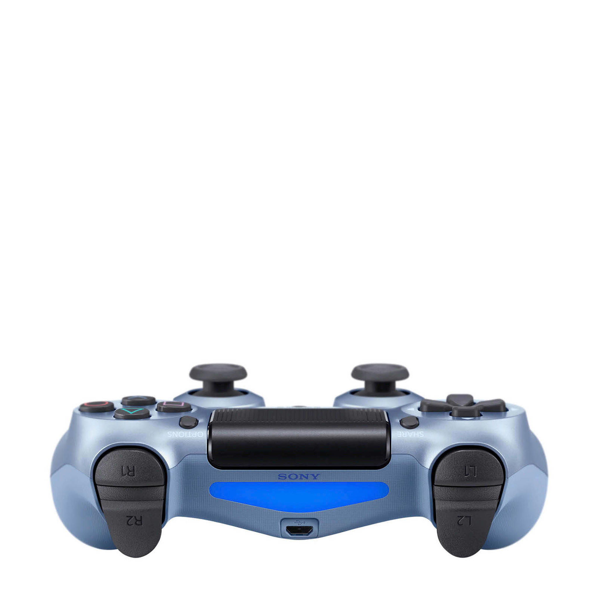 Sony PS4 Wireless Dualshock 4 V2 controller titanium blauw | wehkamp