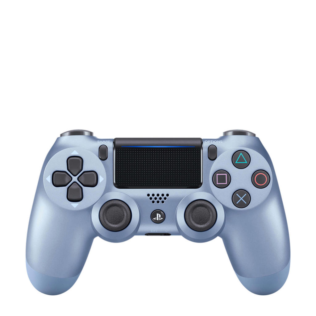 Sony PS4 Wireless Dualshock 4 V2 controller titanium blauw | wehkamp