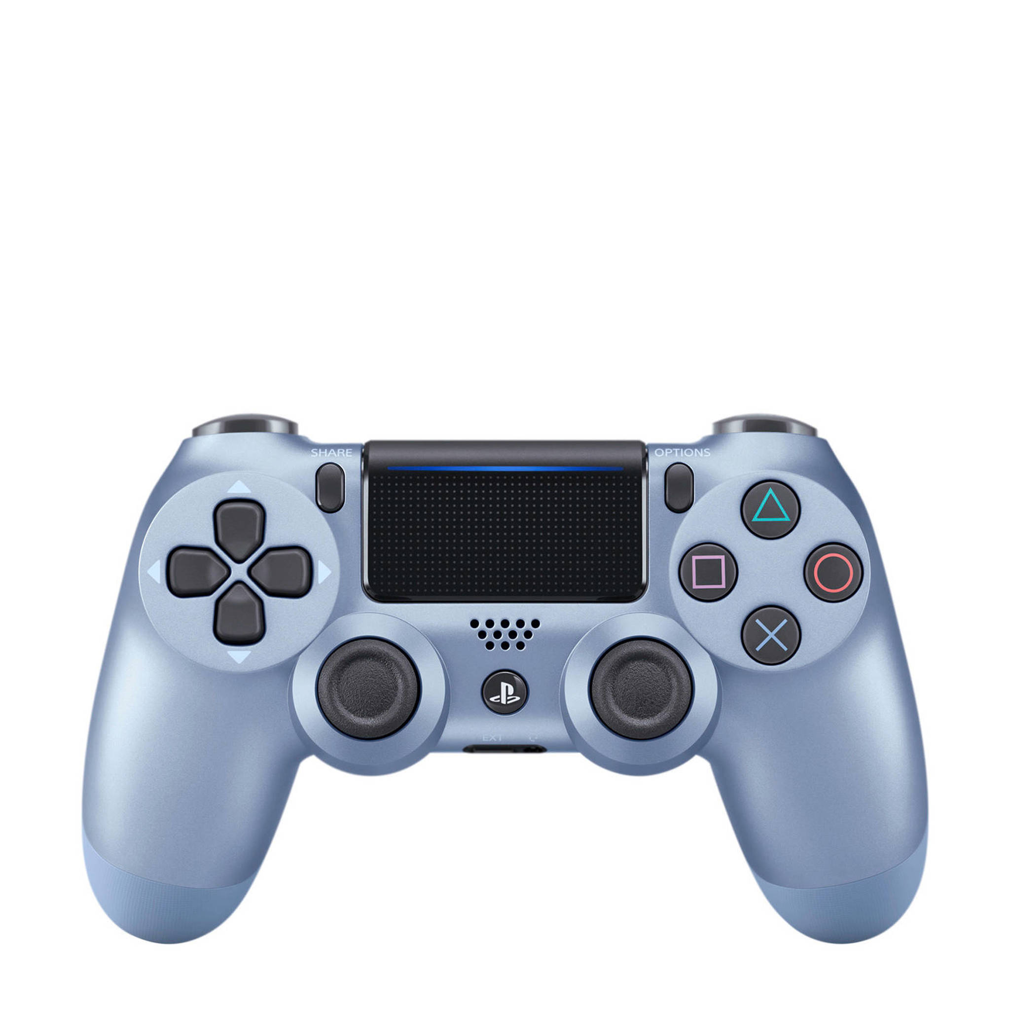 Sony PS4 Wireless Dualshock 4 V2 controller titanium blauw | wehkamp