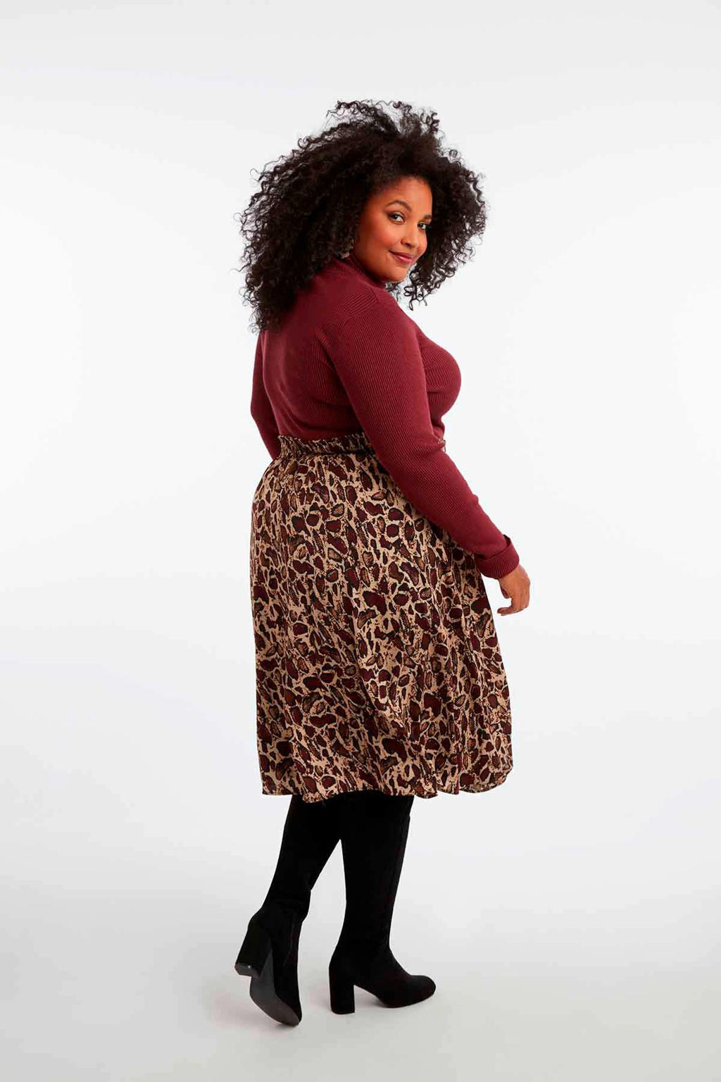 MS Mode rok met all over print rood | wehkamp