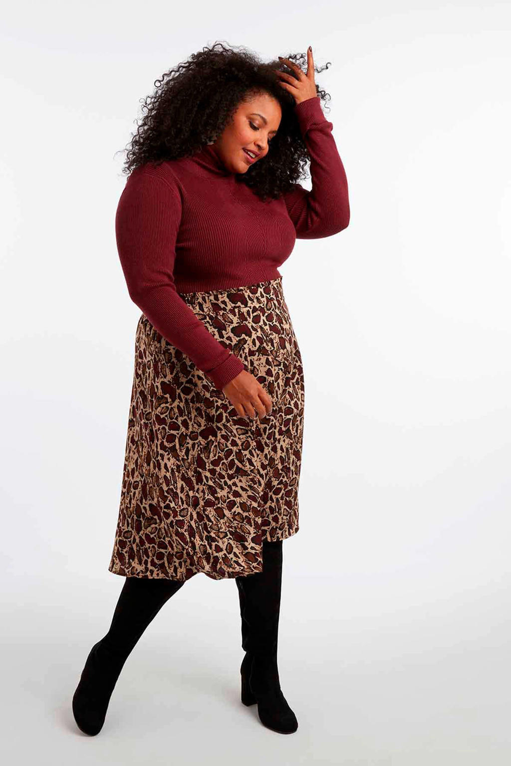 MS Mode rok met all over print rood | wehkamp