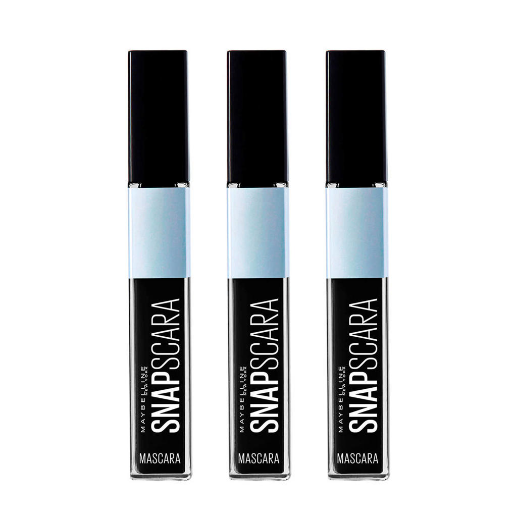Maybelline New York Snapscara mascara - 3 stuks multiverpakking | wehkamp
