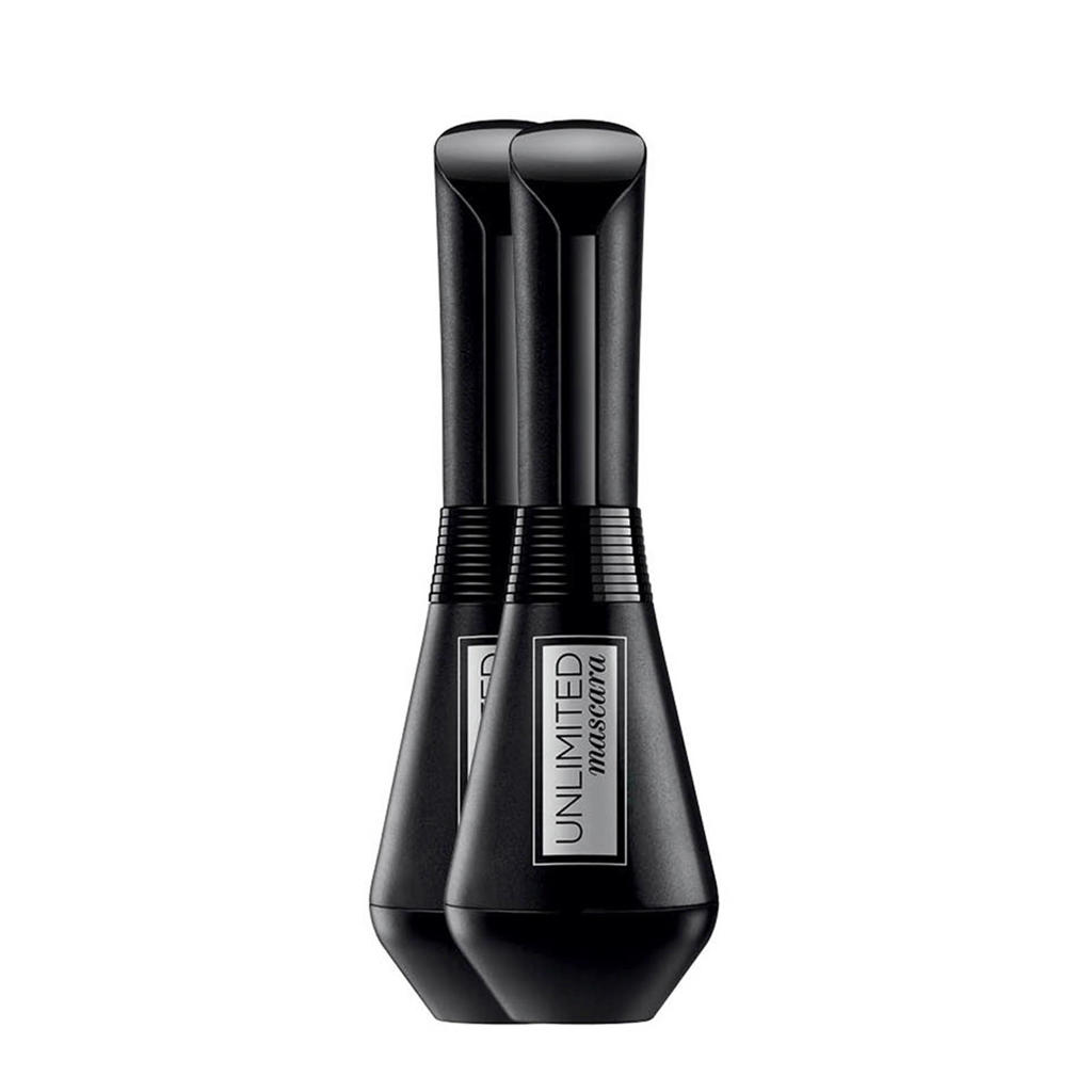 L'Oréal Paris Unlimited mascara - 2 stuks multiverpakking | wehkamp