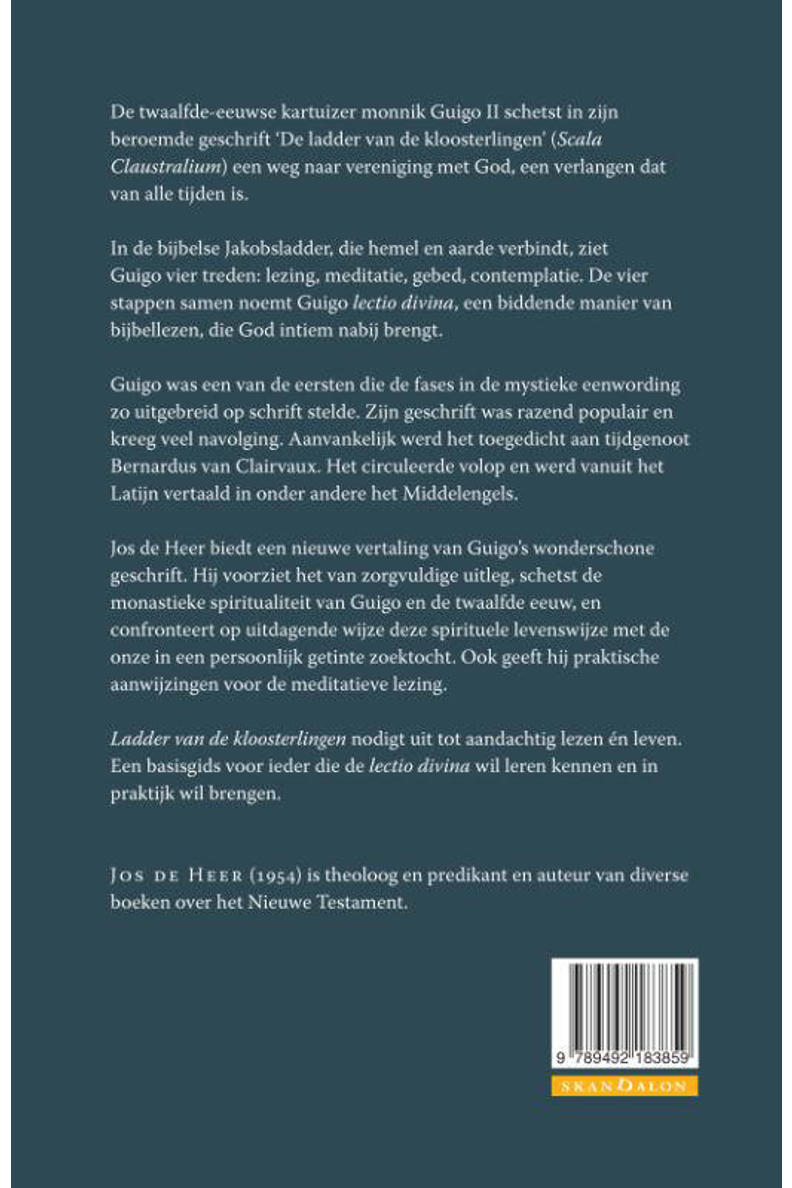 Jos de Heer en Guigo Ii de Kartuizer De ladder van de kloosterlingen ...