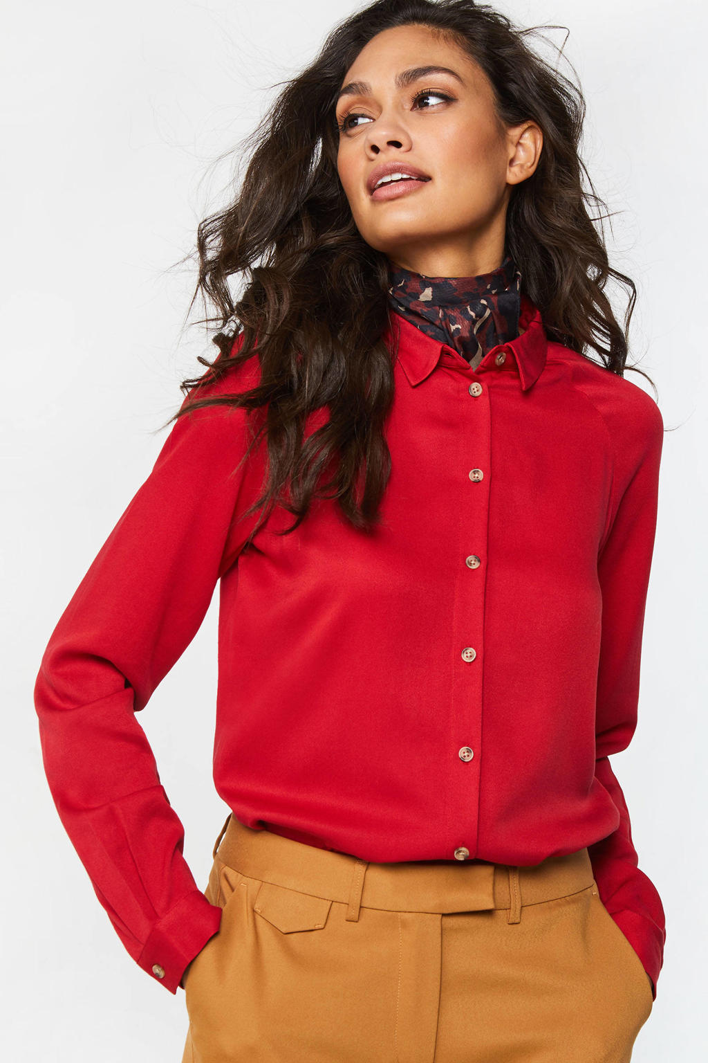 WE Fashion blouse rood | wehkamp