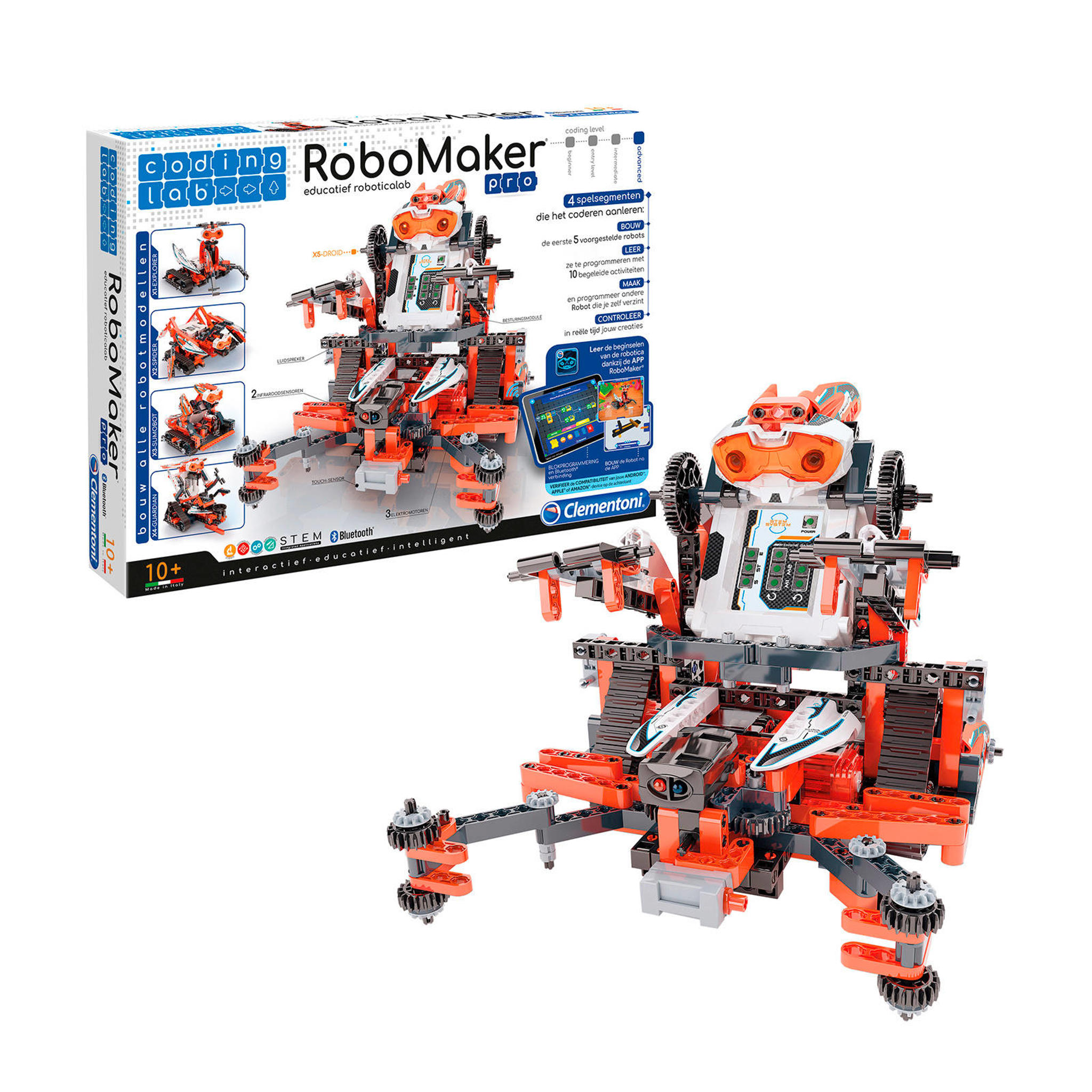 Clementoni Coding Lab robomaker pro | wehkamp