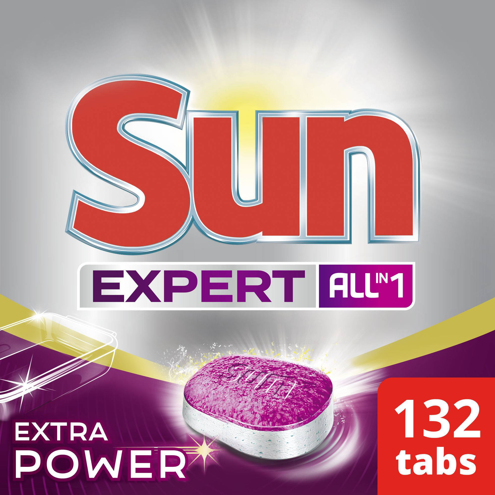 Sun Expert All-in-1 Extra Power vaatwasmiddel - 132 vaatwastabletten ...