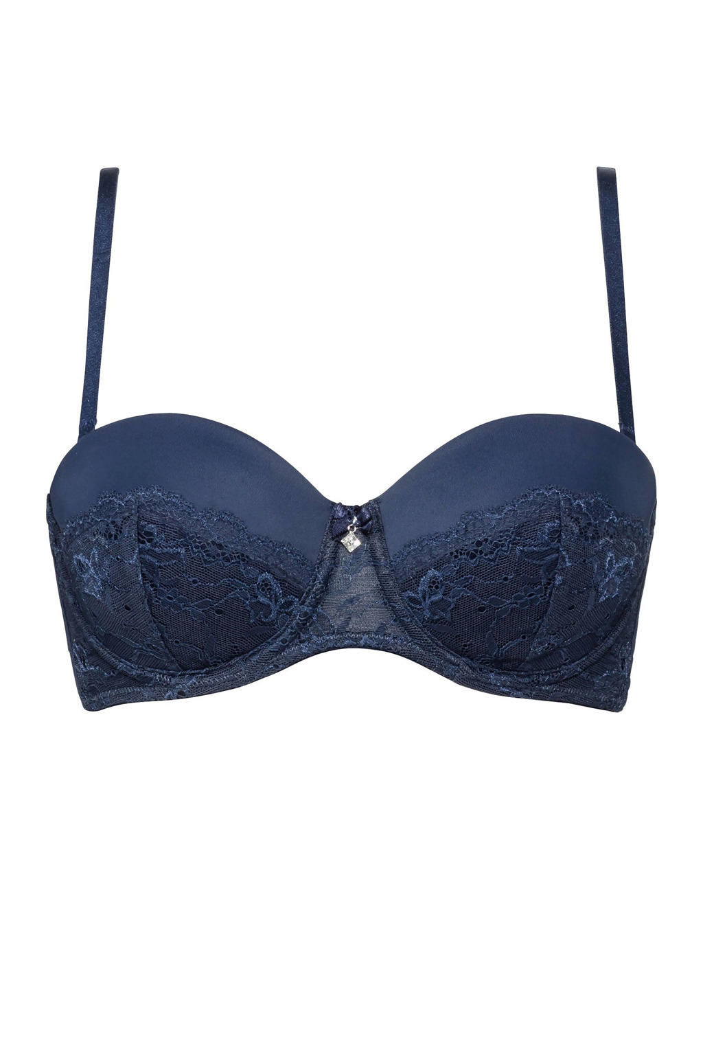 Lascana strapless push up bh marine | wehkamp