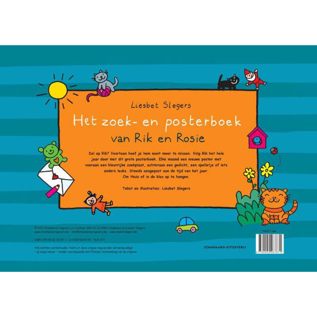 Liesbet Slegers Rik: Het zoek- en posterboek van Rik en Rosie | wehkamp