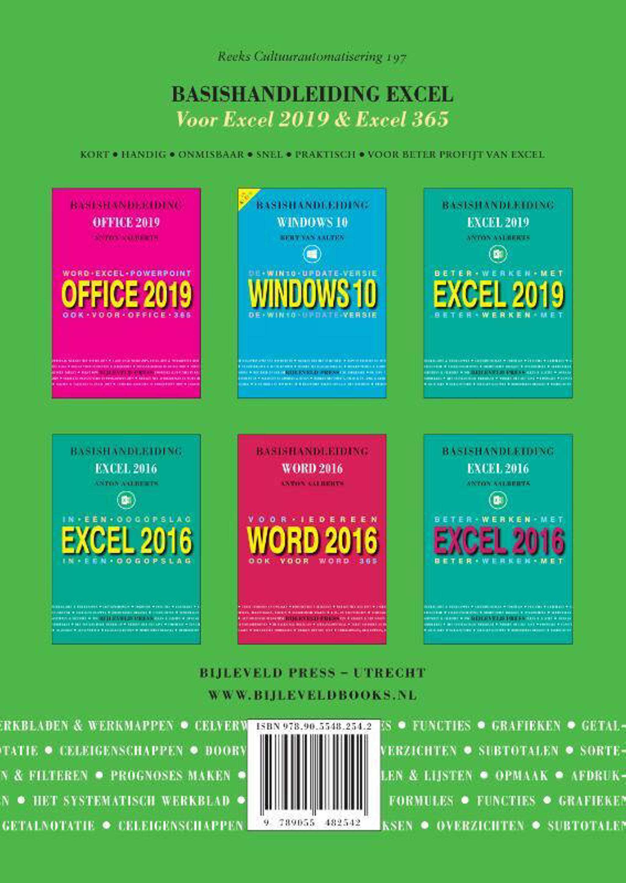 Anton Aalberts Basishandleiding Excel | wehkamp
