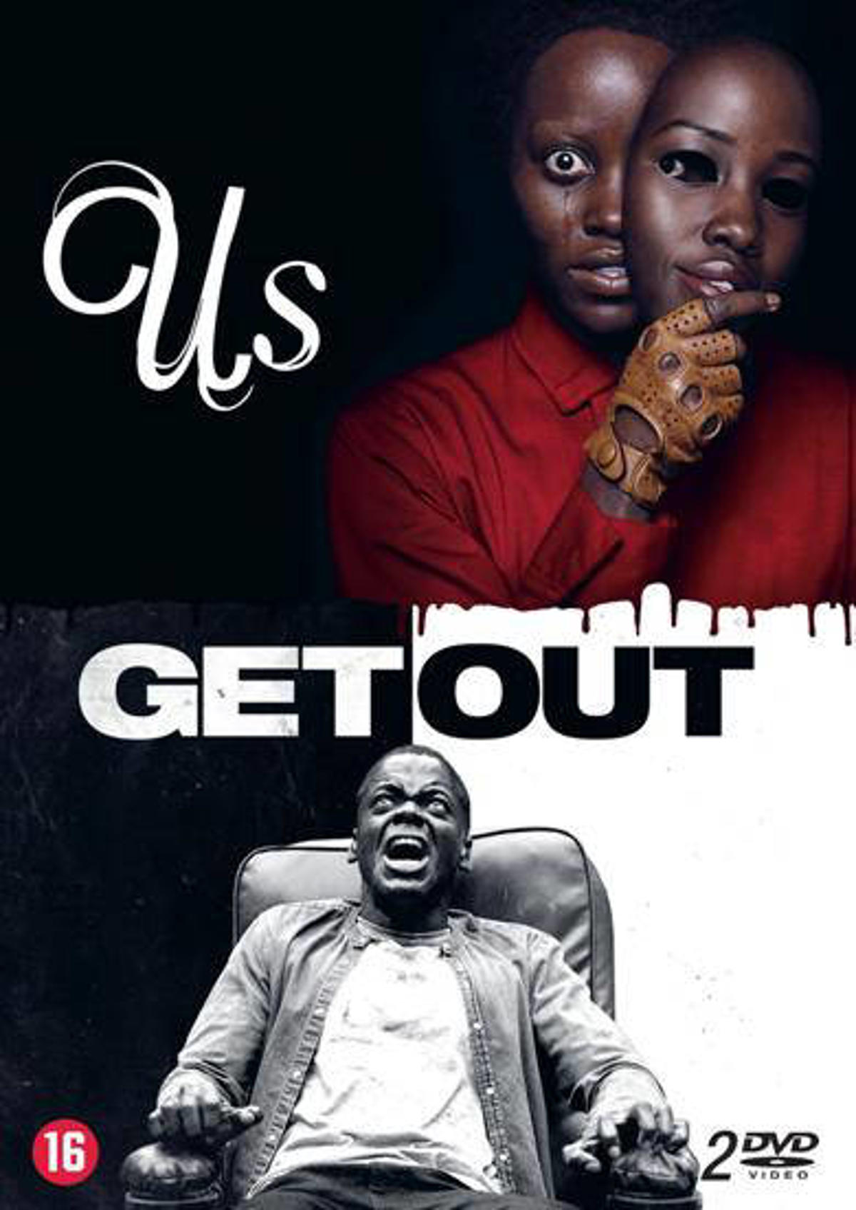 Jordan Peele - Get out & Us (DVD) | wehkamp