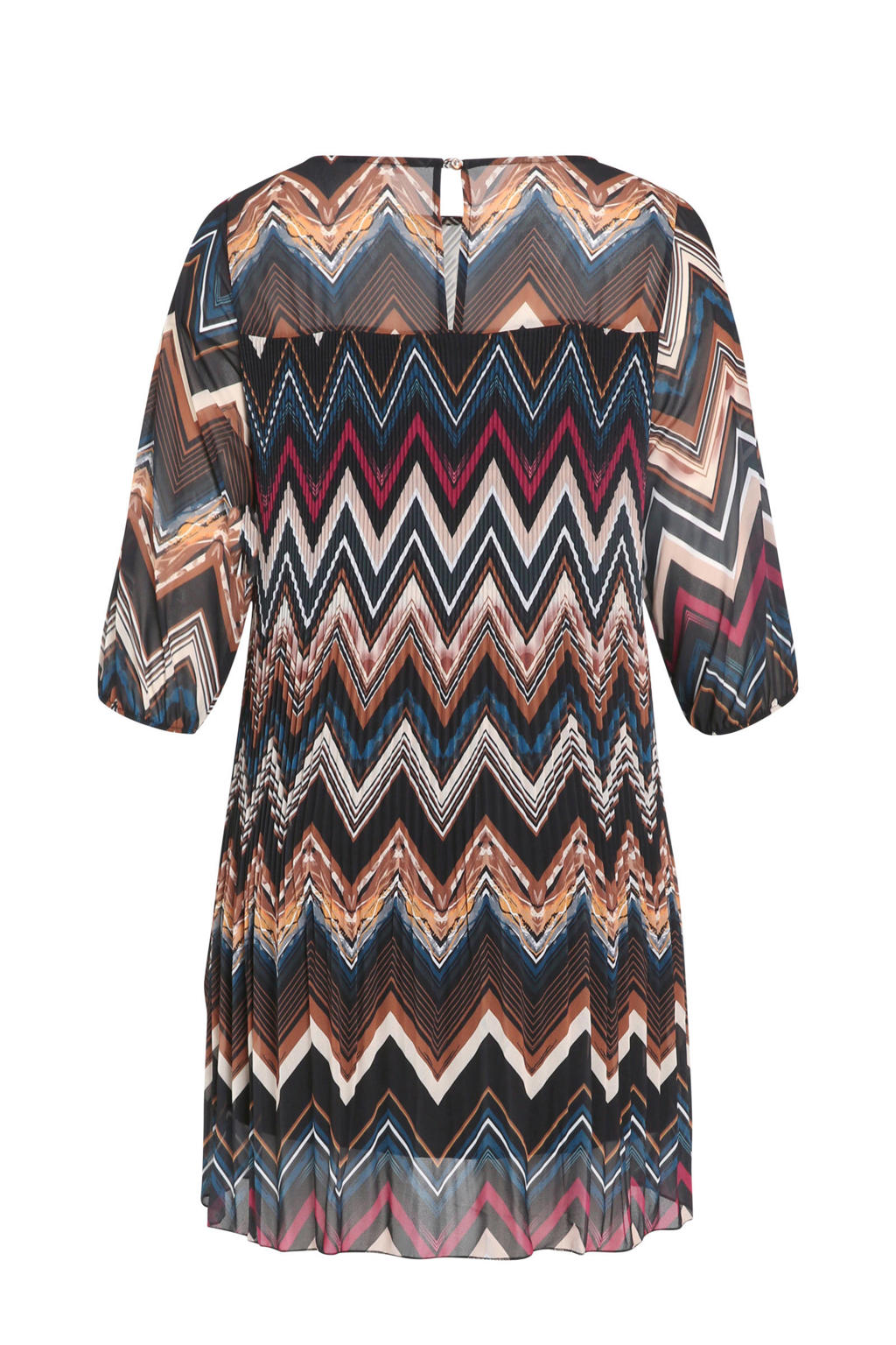 Paprika jurk met all over print multi | wehkamp