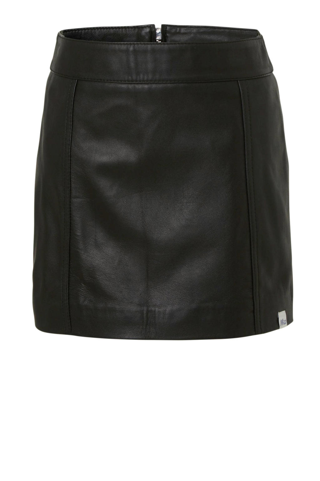 NIK&NIK imitatieleren rok Cisly zwart | wehkamp