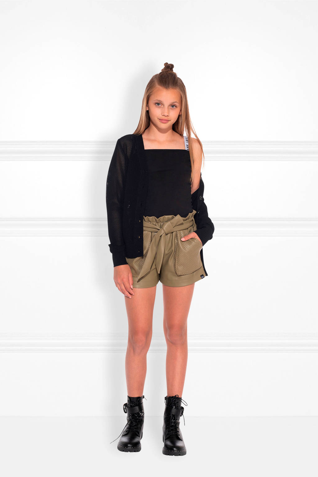 NIK&NIK top Spaghetti zwart | wehkamp