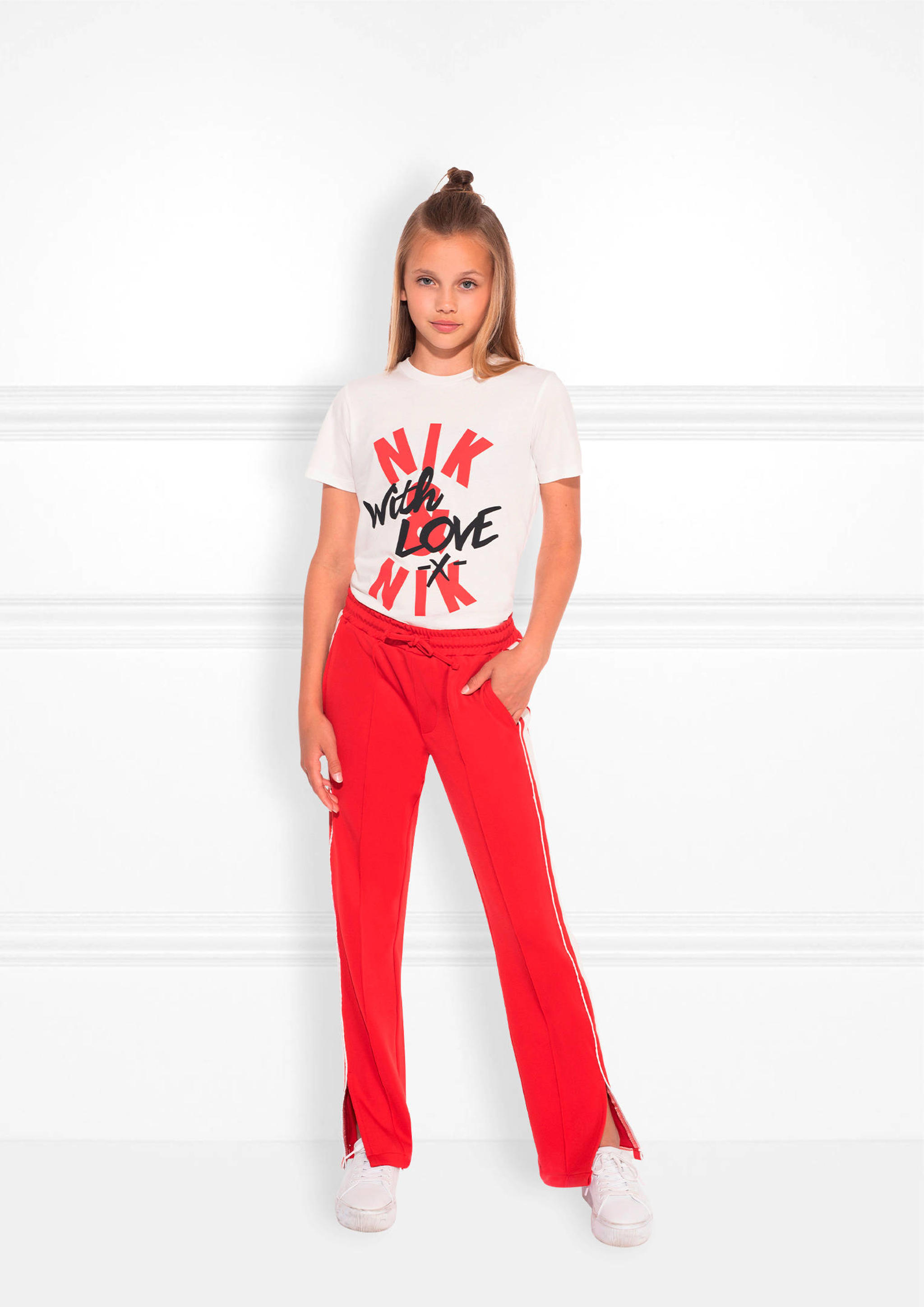NIK&NIK T-shirt With Love met printopdruk offwhite | wehkamp