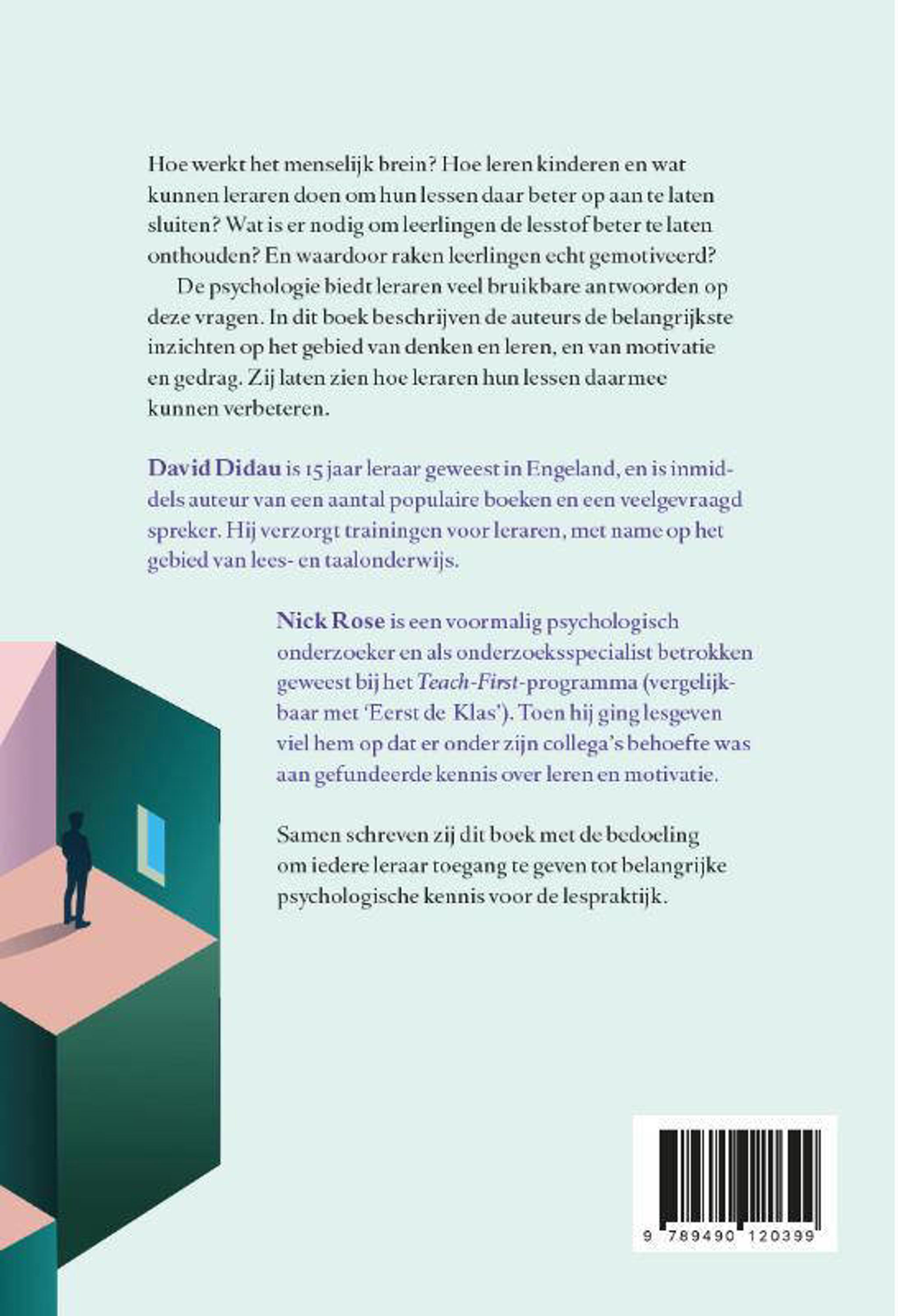 David Didau en Nick Rose Psychologie in de klas | wehkamp