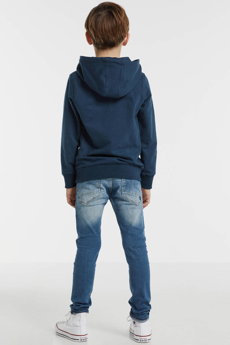 Vingino hoodie Mumfry met logo donkerblauw | wehkamp