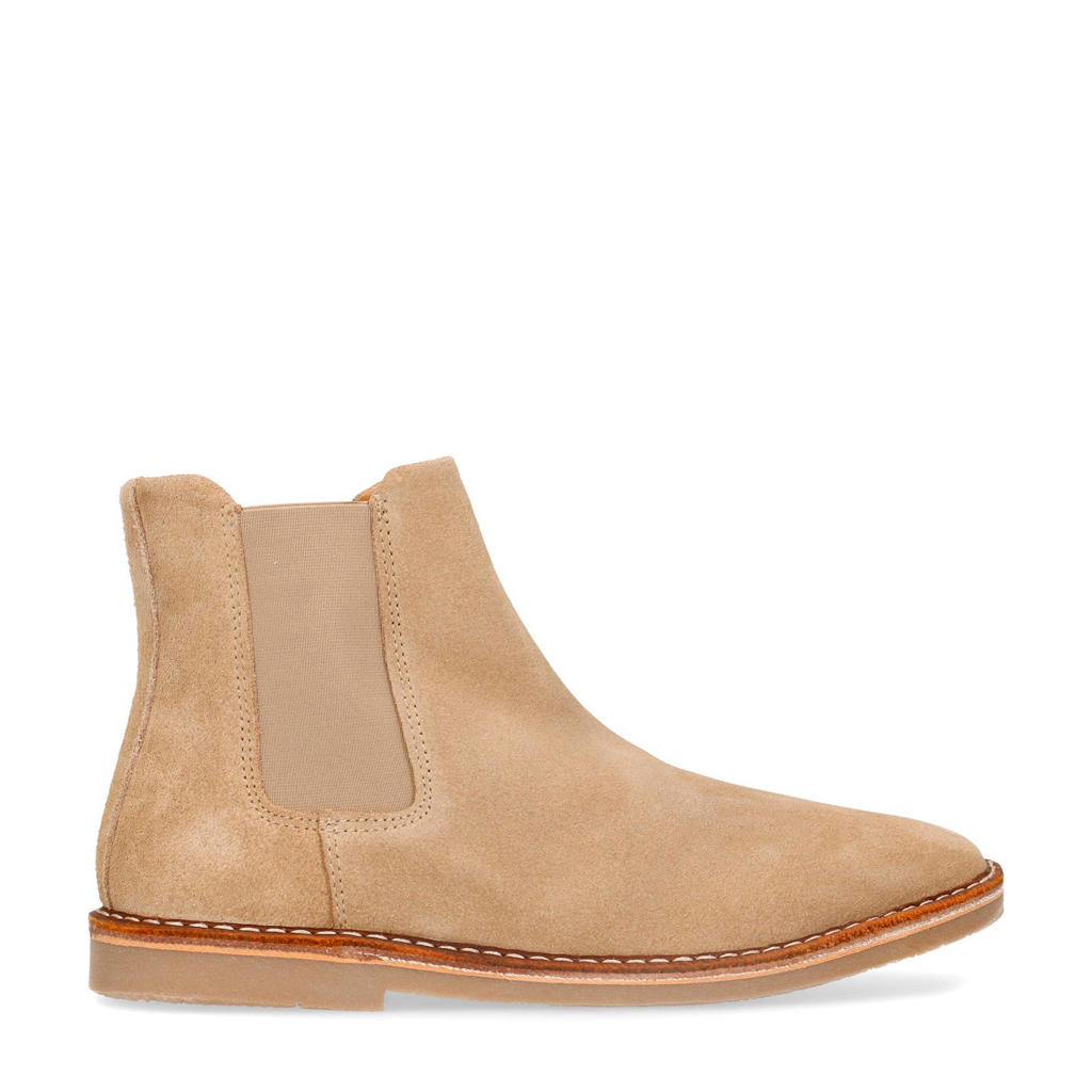 Sacha suède chelsea boots beige | wehkamp