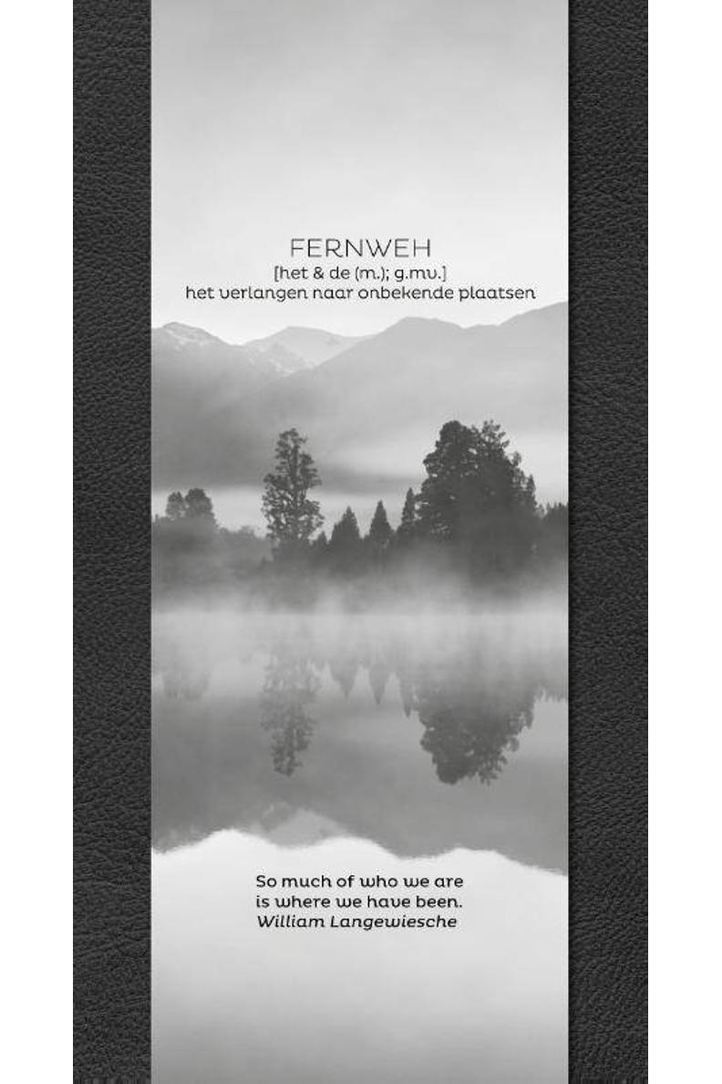 Fernweh Travel Notebook Black | wehkamp