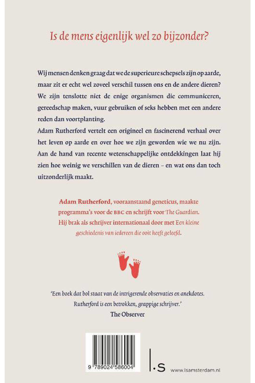 Adam Rutherford Het boek over de mensheid | wehkamp