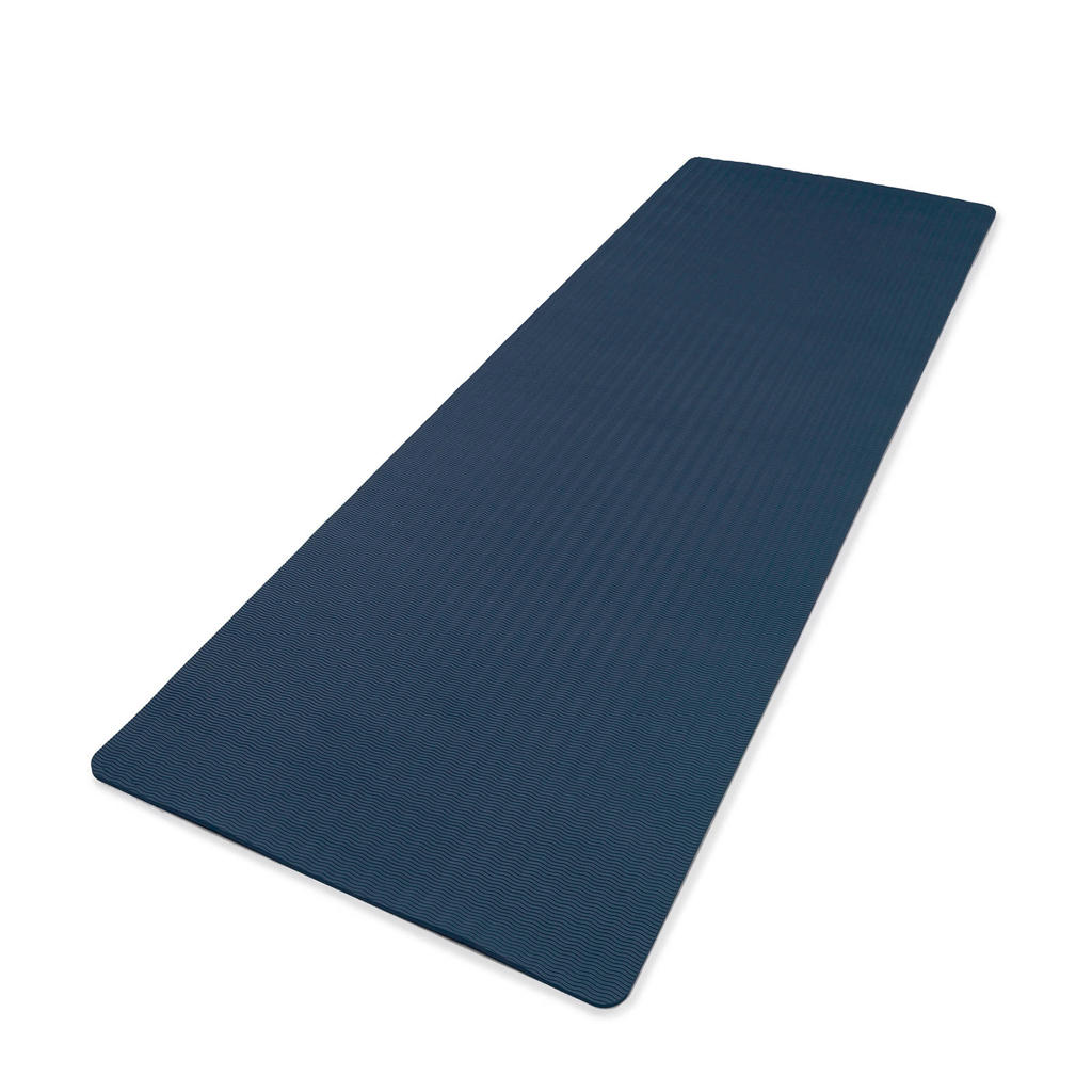 adidas yoga mat 8mm donkerblauw/aqua | wehkamp