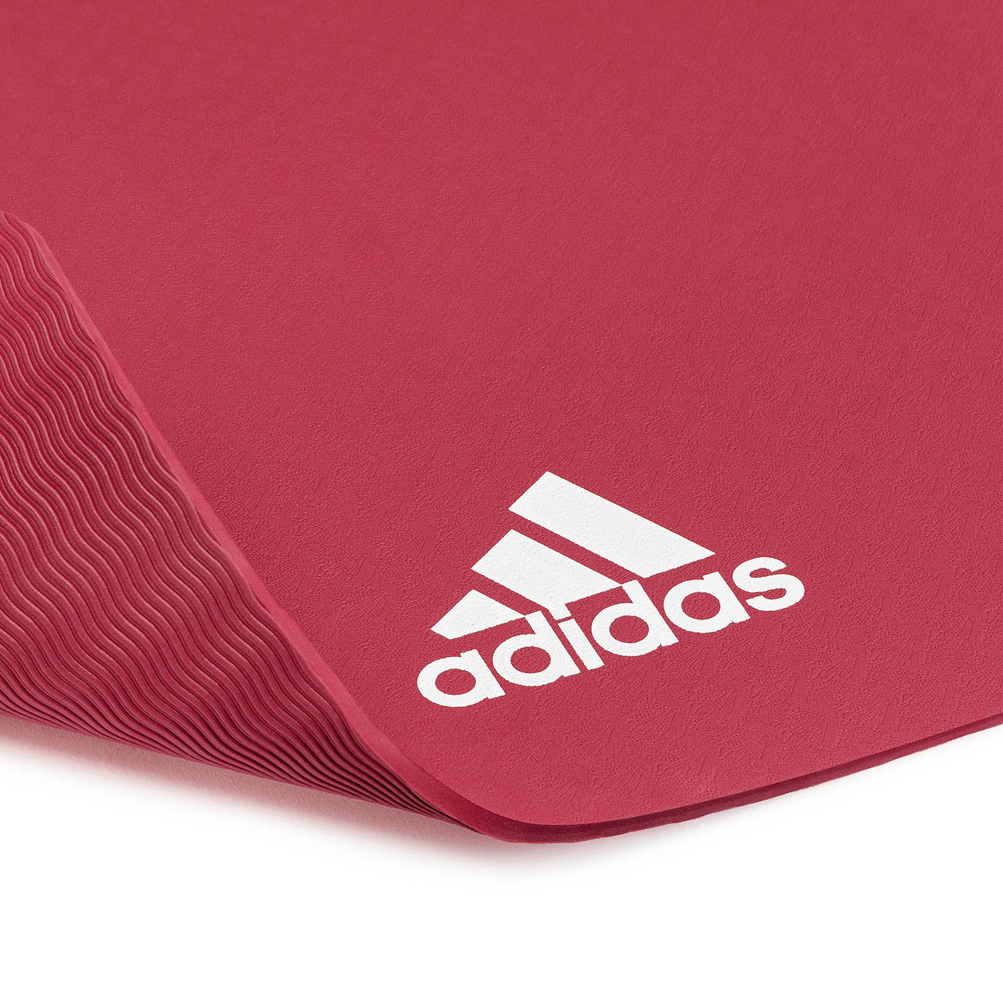 adidas yogamat / fitnessmat - 8mm rood | wehkamp