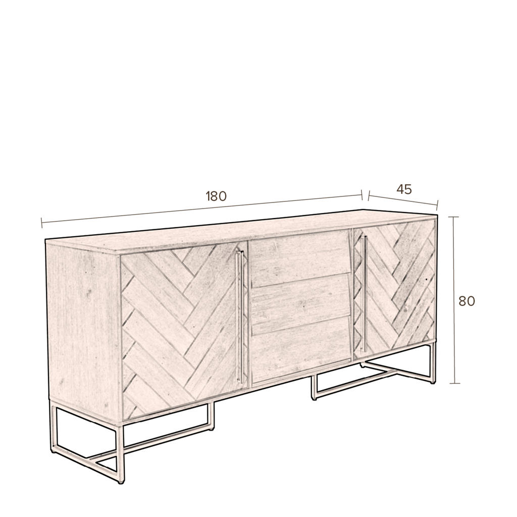 Dutchbone dressoir Class kopen? | Morgen in huis | wehkamp