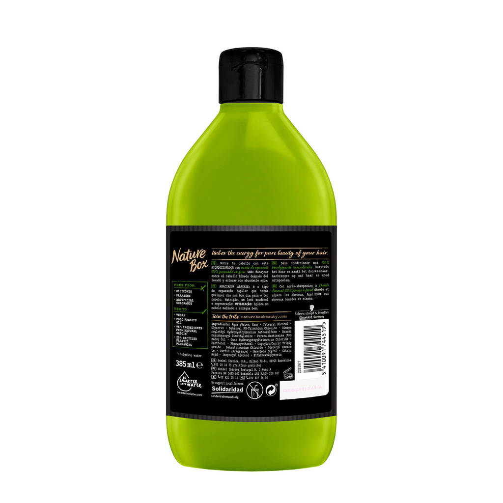 Nature Box Avocado Conditioner Repair - 385 ml | wehkamp