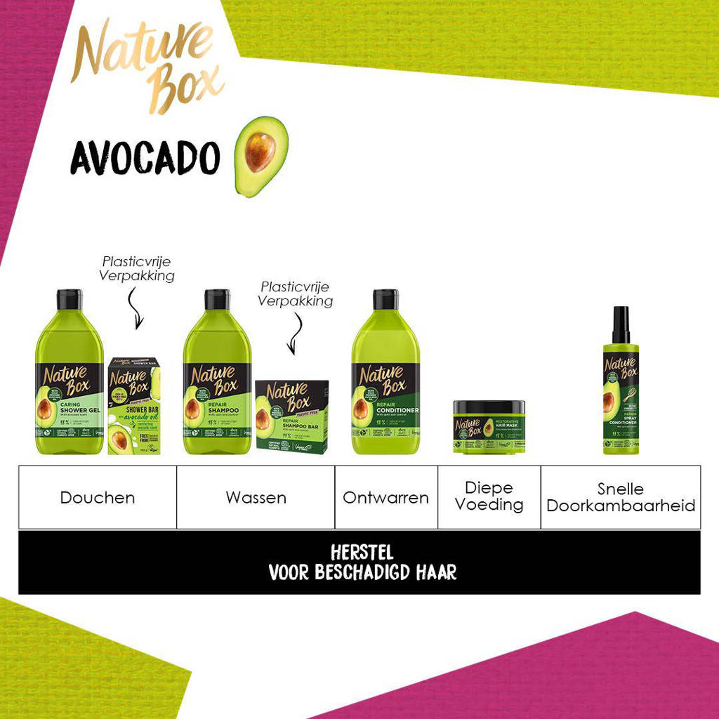 Nature Box Avocado Conditioner Repair - 385 ml | wehkamp