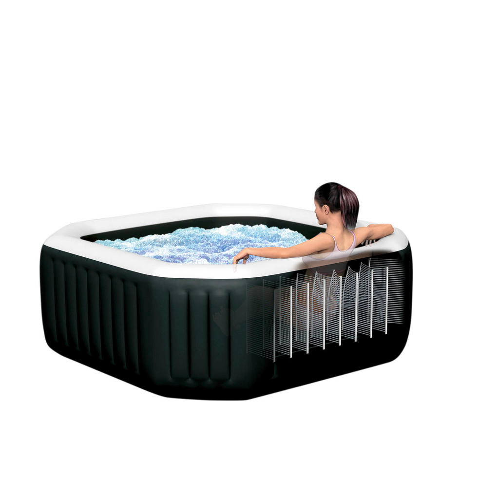 Intex PureSpa jet & bubble deluxe jacuzzi (Ø201 cm, 4 persoons) | wehkamp