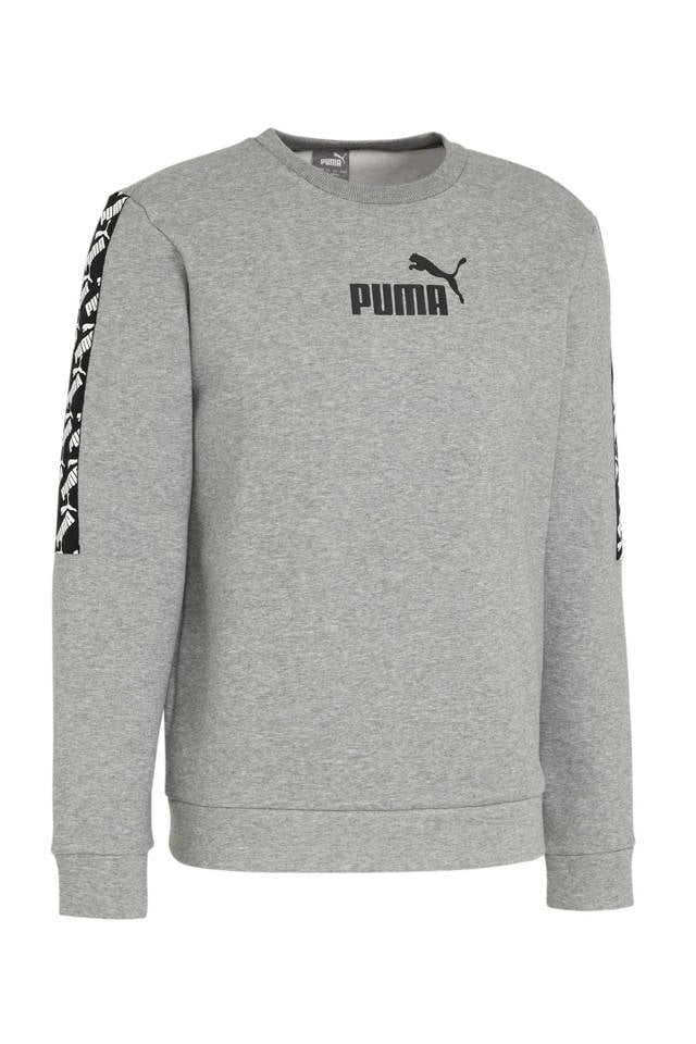 Puma sweater grijs | wehkamp