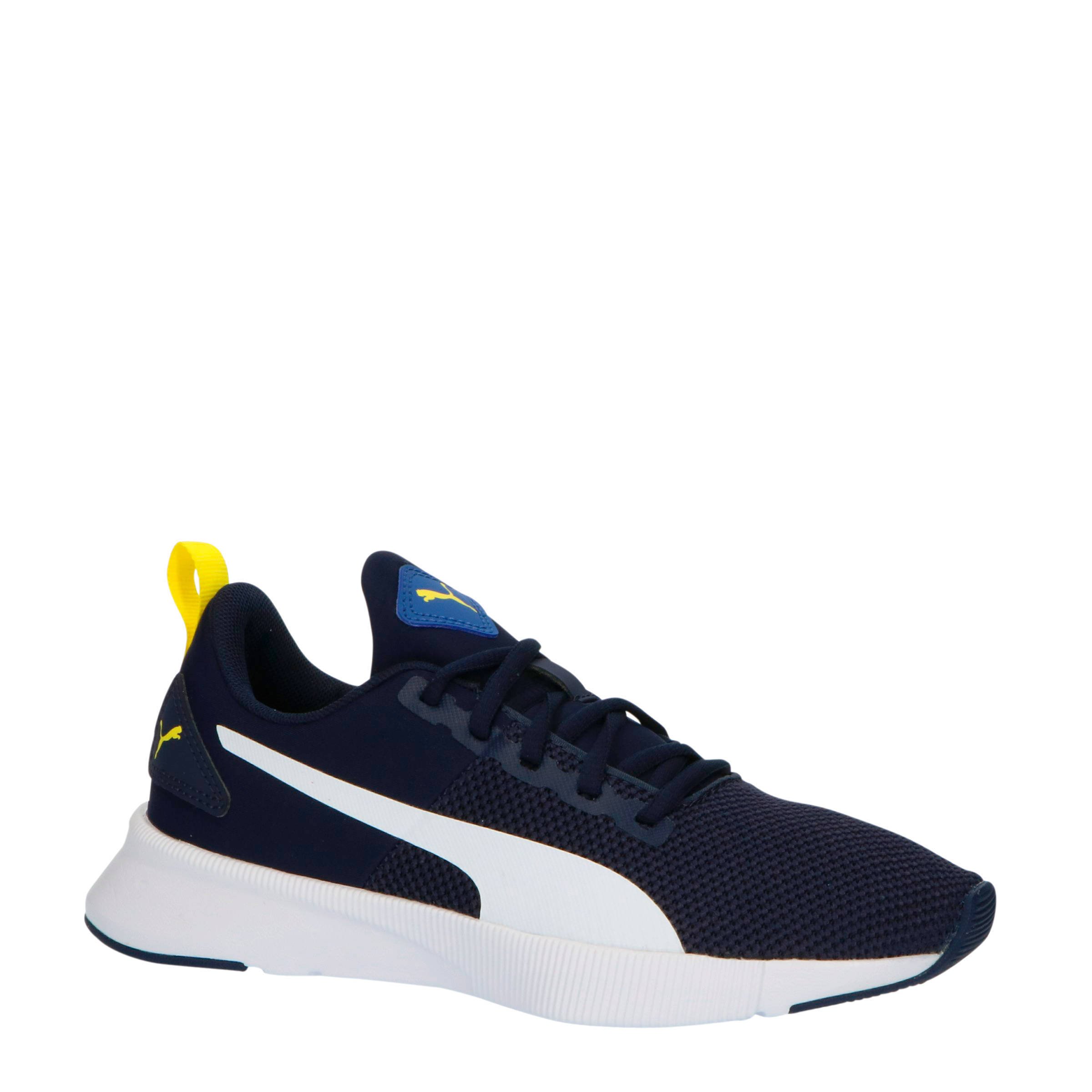 Puma Flyer Runner Jr sneakers blauw/wit/donkerblauw | wehkamp