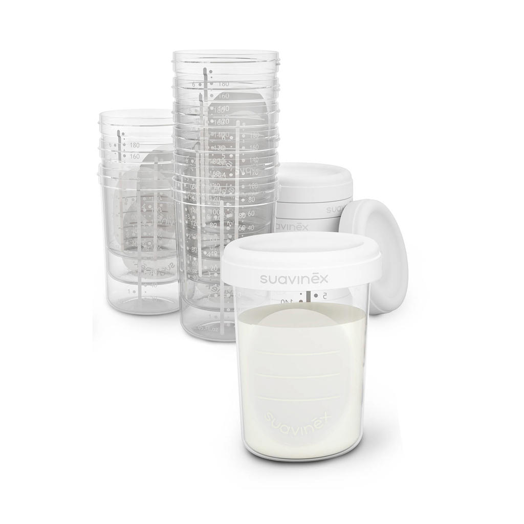 Suavinex moeder-/poedermelk bewaarbakje (10 stuks) | wehkamp