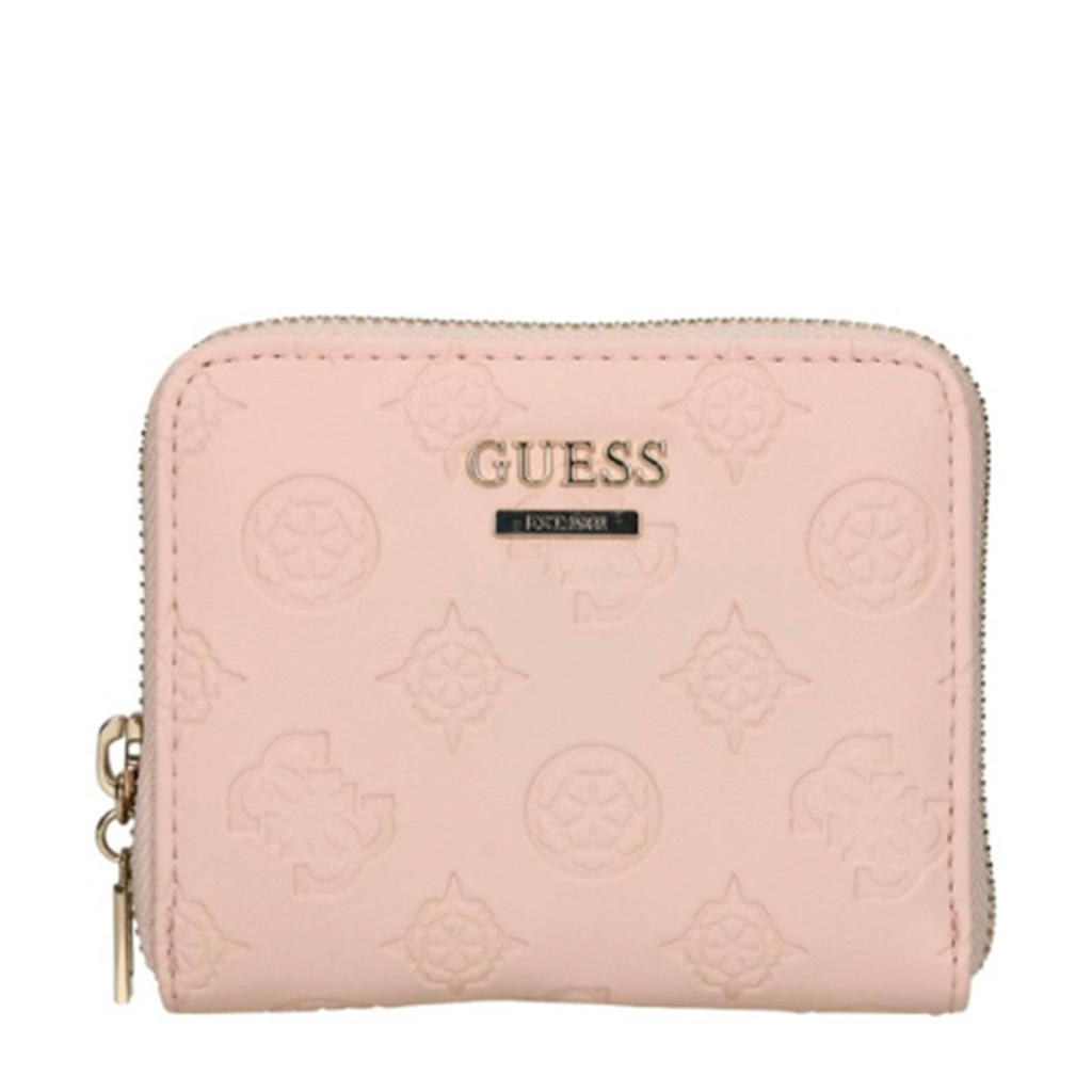 GUESS portemonnee LOGO LOVE roze | wehkamp