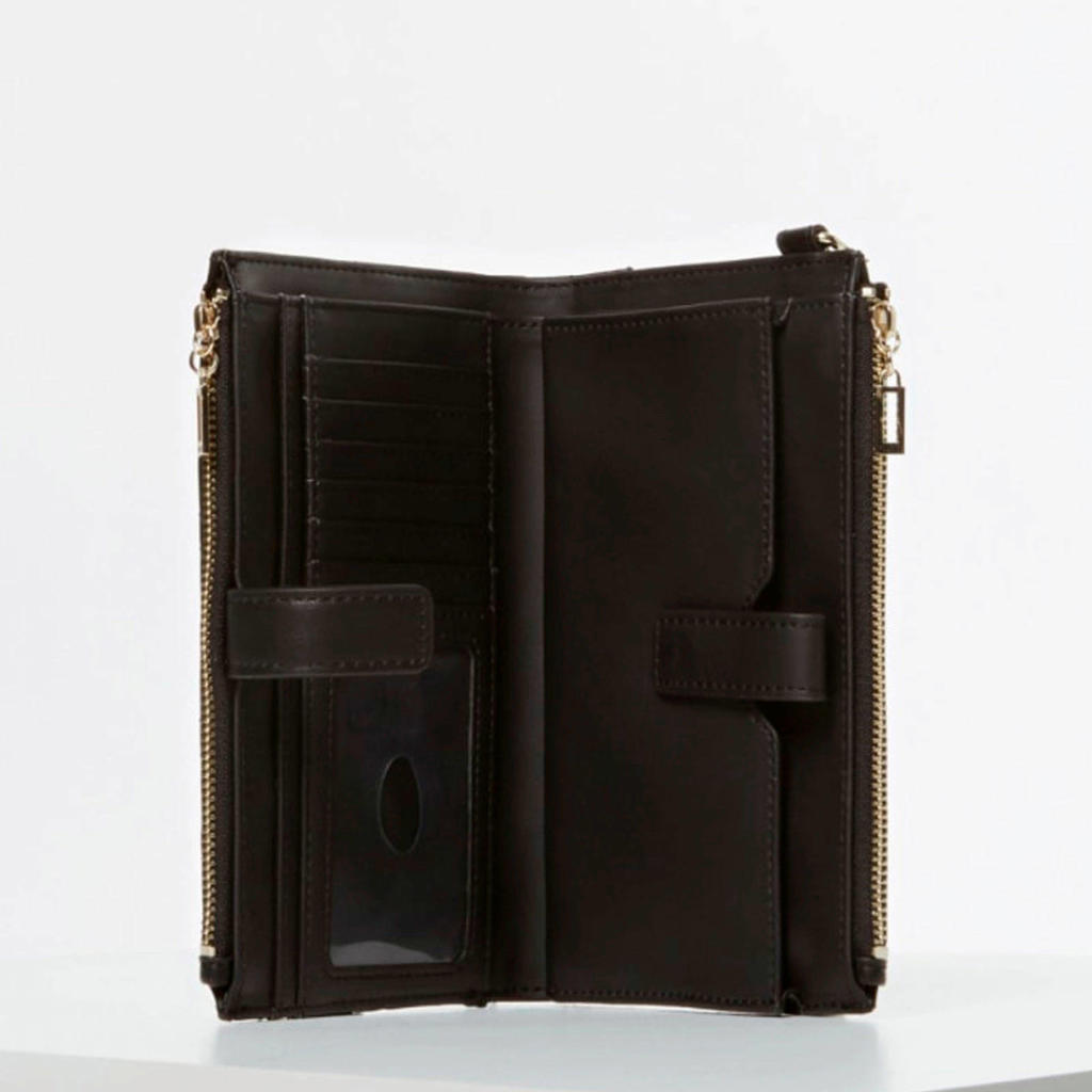 GUESS portemonnee BRIELLE zwart | wehkamp