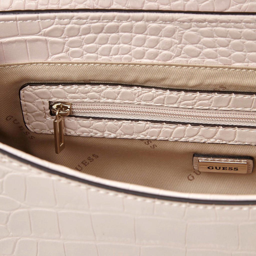 GUESS handtas Asher ecru | wehkamp