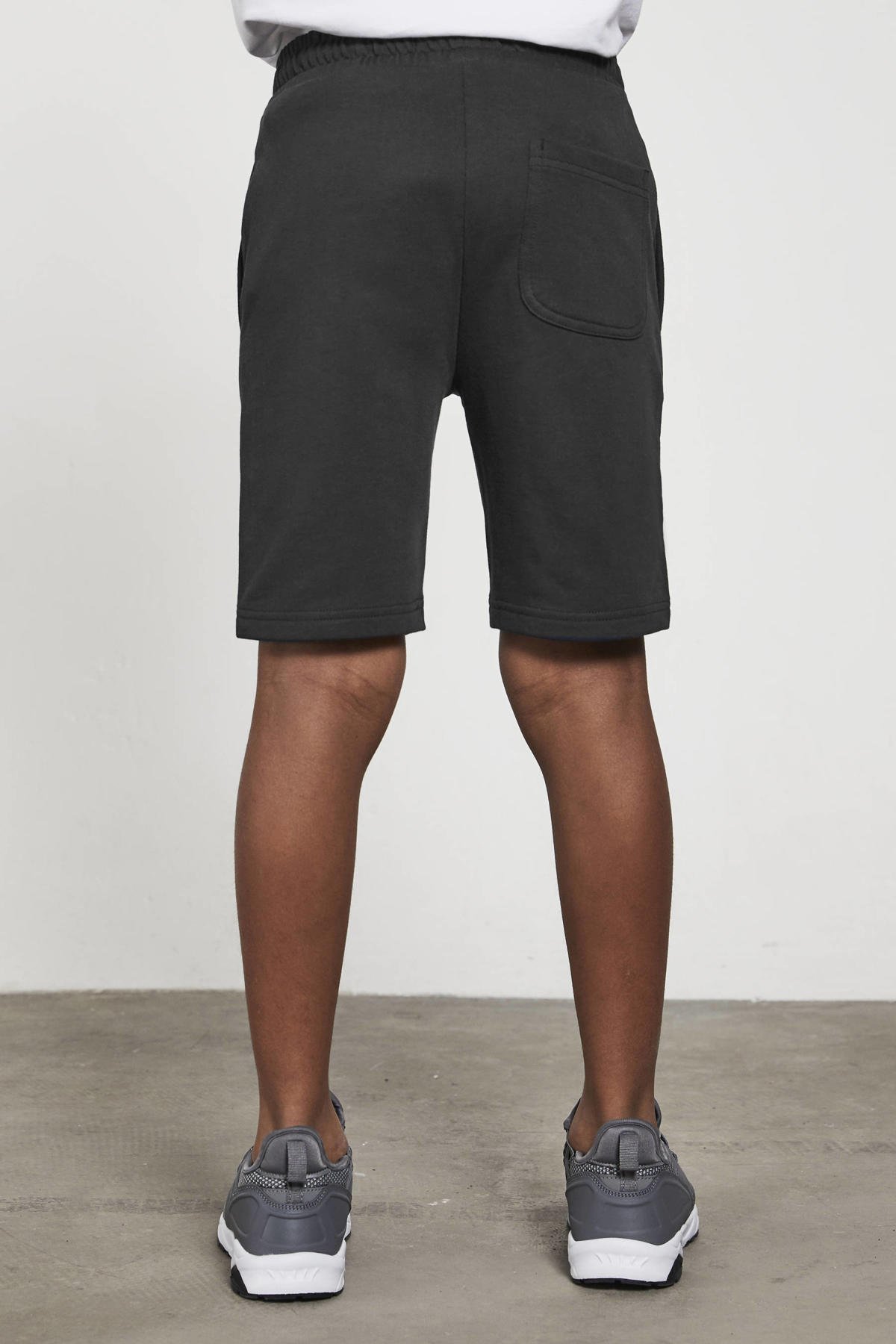 Lyle & Scott regular fit sweatshort zwart | wehkamp