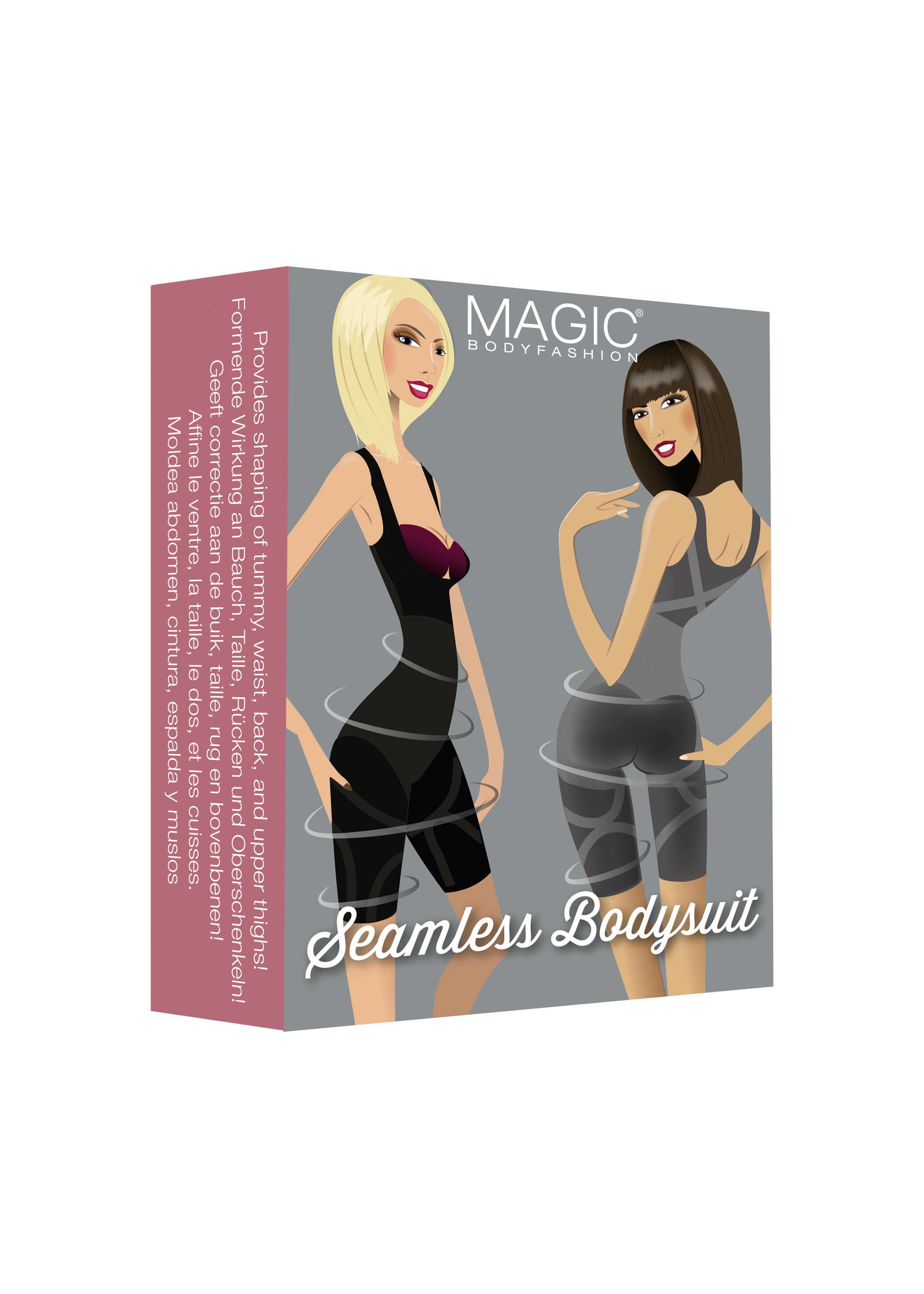 MAGIC Bodyfashion corrigerende bodysuit Seamless grijs | wehkamp