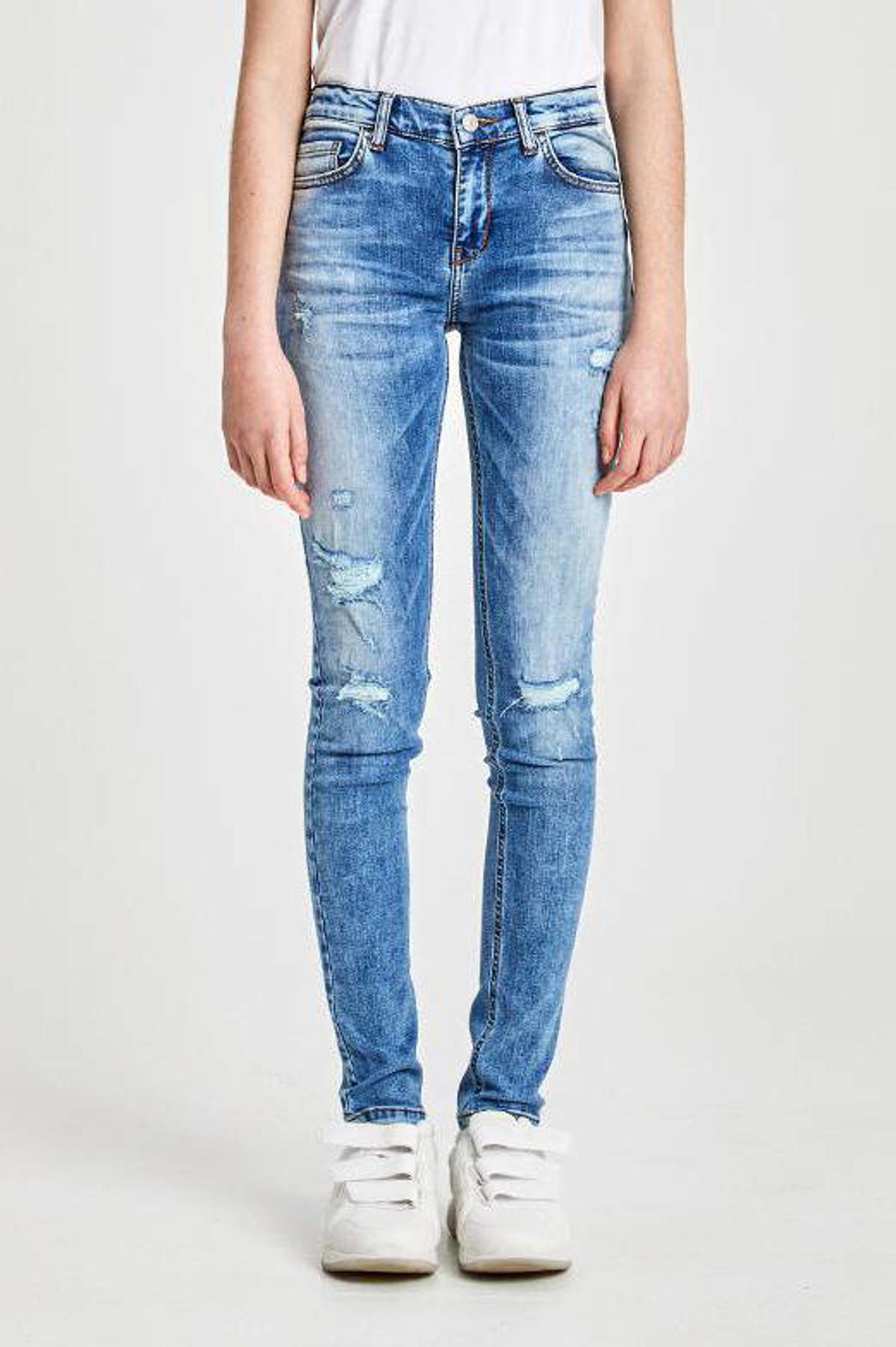 LTB skinny jeans Isabella met slijtage neira wash | wehkamp