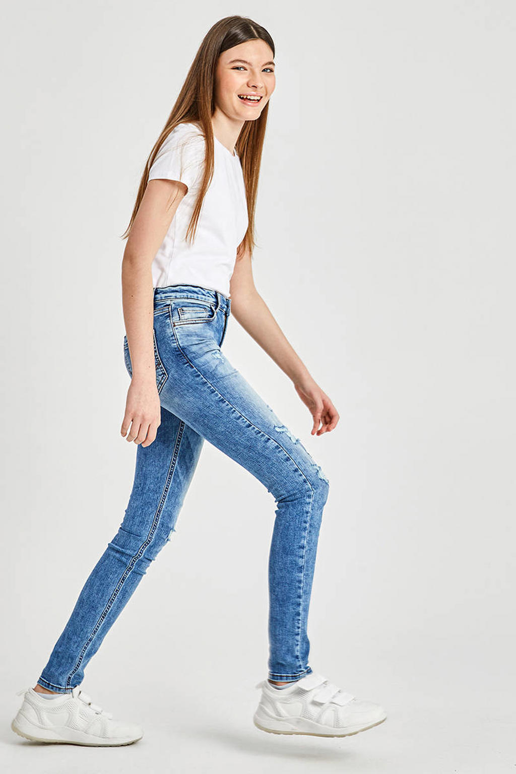 LTB skinny jeans Isabella met slijtage neira wash | wehkamp