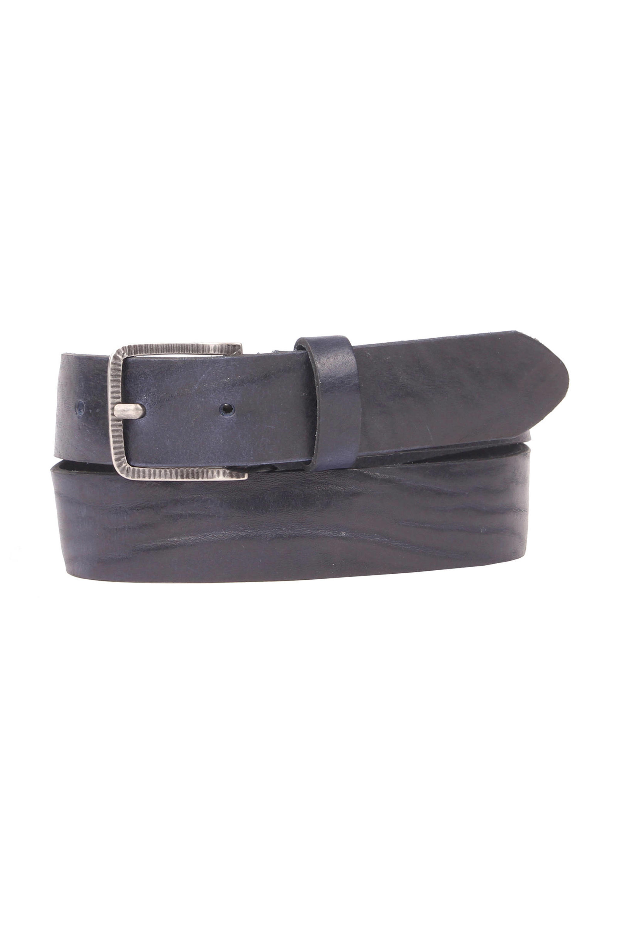 Presly & Sun leren riem marineblauw | wehkamp
