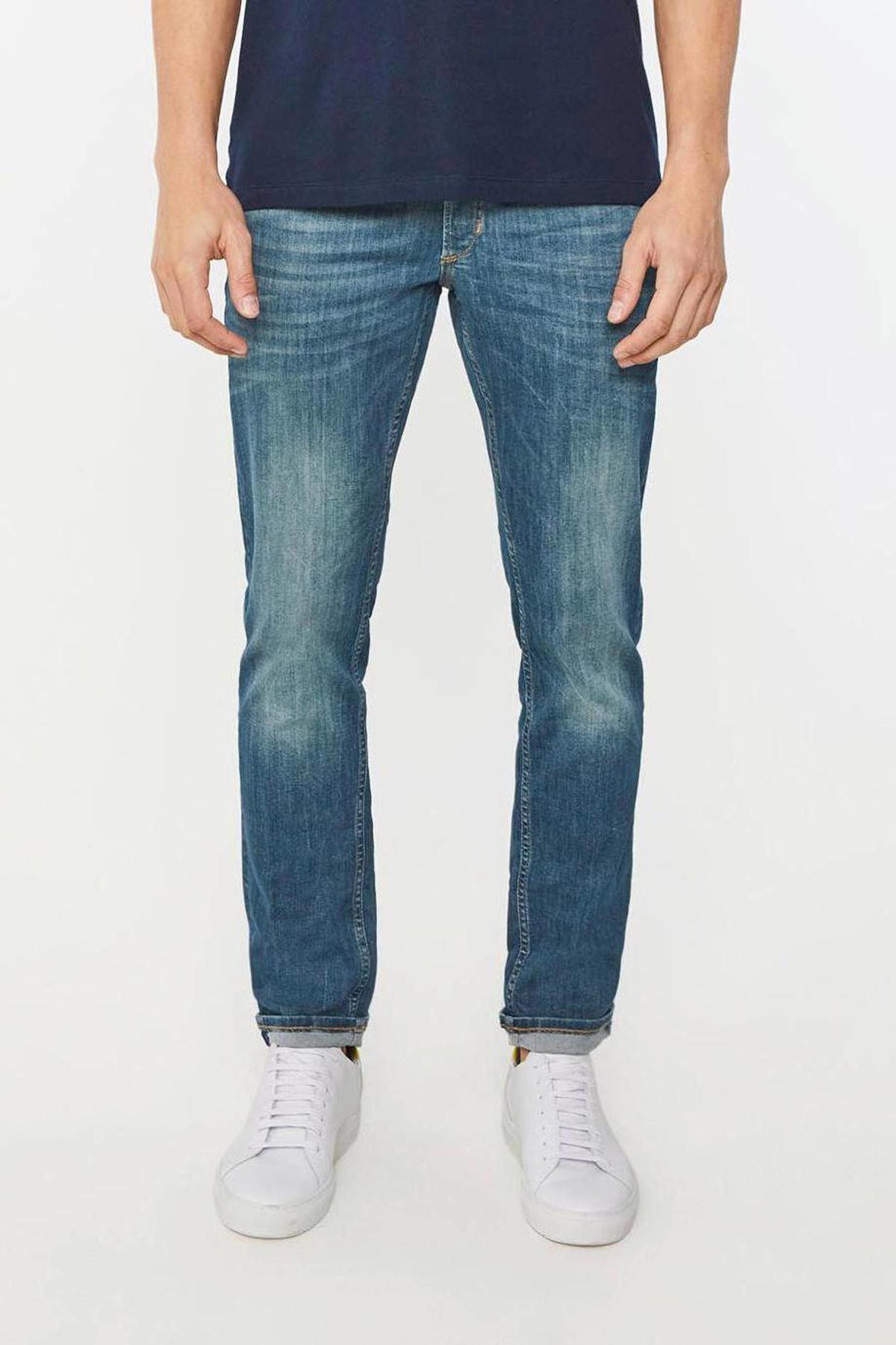 WE Fashion Blue Ridge slim fit jeans green cast denim | wehkamp