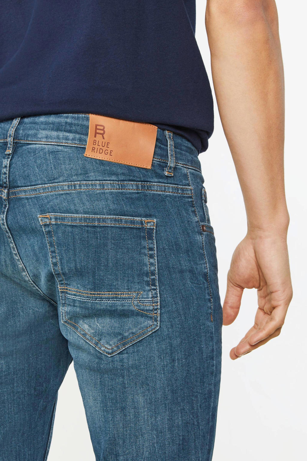 WE Fashion Blue Ridge slim fit jeans green cast denim | wehkamp