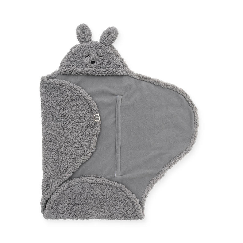 Jollein Wikkeldeken Bunny Storm Grey Wehkamp