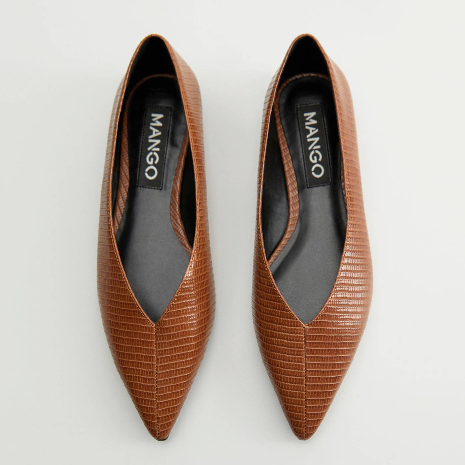 Mango ballerina's cognac | wehkamp