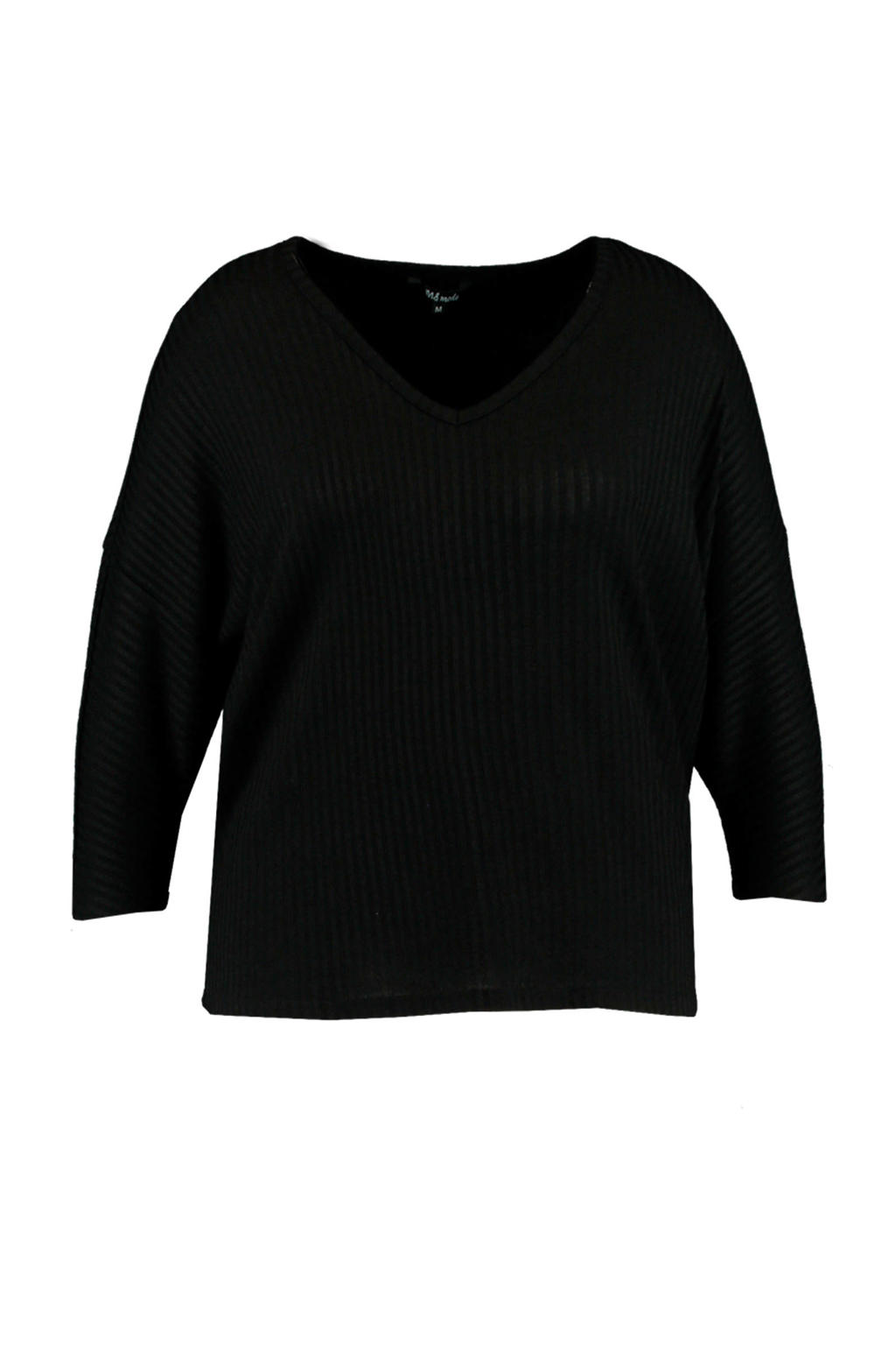 MS Mode top zwart | wehkamp
