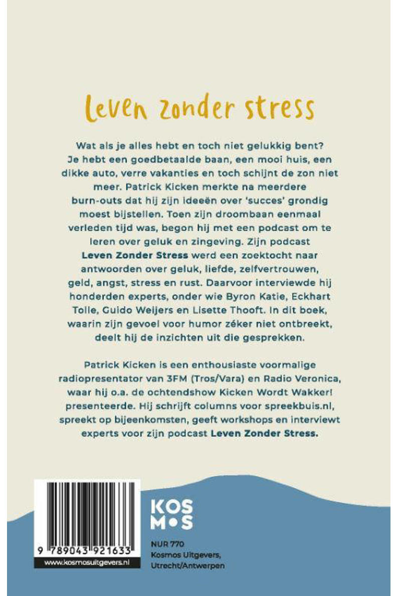 Patrick Kicken Leven Zonder Stress | wehkamp