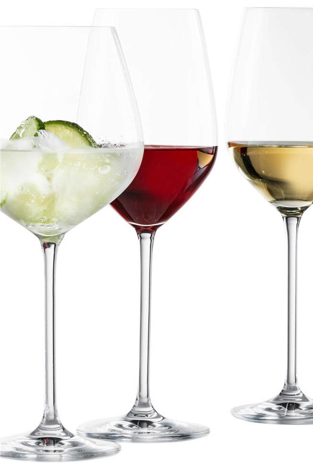 Schott Zwiesel Wijnglazen Fortissimo - Set 18 delig - Witte en Rode Wijnglazen & Gin Tonic ...